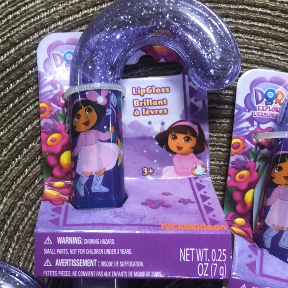 Nickelodeon | Makeup | 4 Pkgs Dora The Explorer Lip Gloss Grape | Poshmark